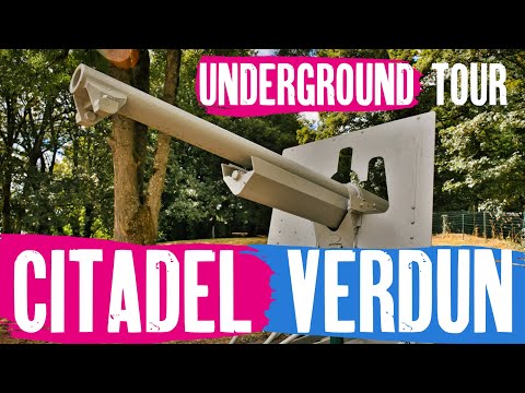 Battle of Verdun Citadel Visit | 4K Underground Tour Bastion World War 1