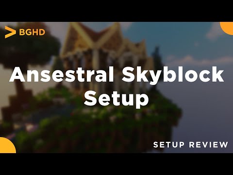 Ansestral SkyBlock Setup - Minecraft Server Setup Review and Overview