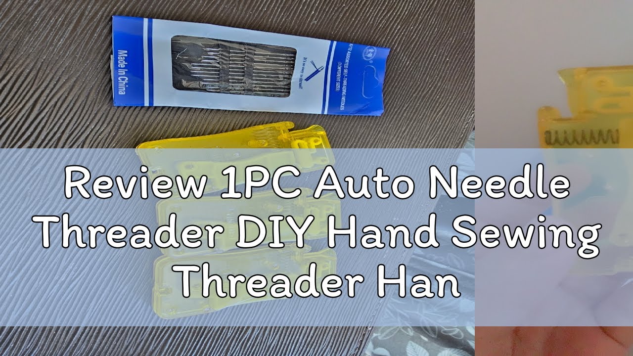 Review 1PC Auto Needle Threader DIY Hand Sewing Threader Hand Machine Stitch Insertion Sewing Autom