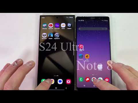 Samsung S24 Ultra Vs Samsung Note 8 Speed Test