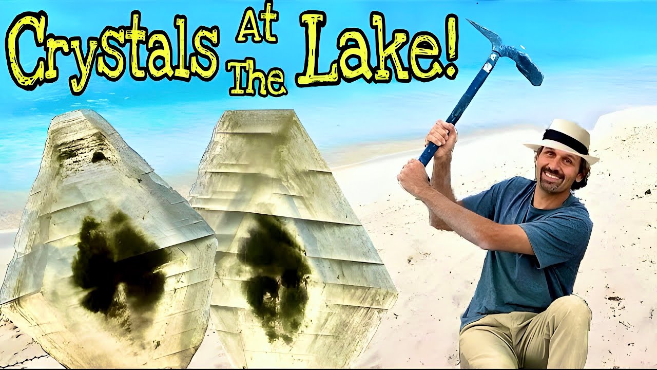 Found HUGE Selenite Crystals at Great Salt Lake!