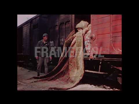 Looted Art, Goering Art Collection, Train, Germany, 1945