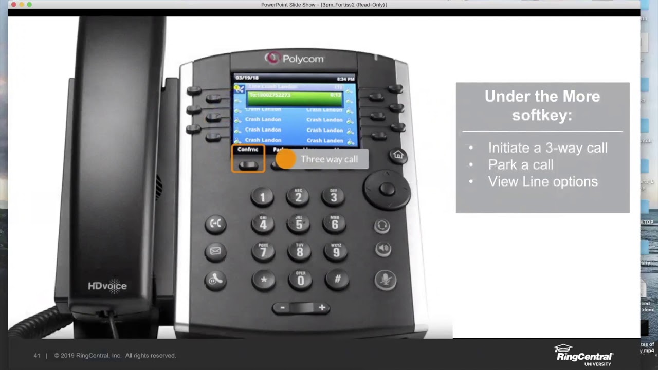 3 Way Call - RingCentral Tutorial