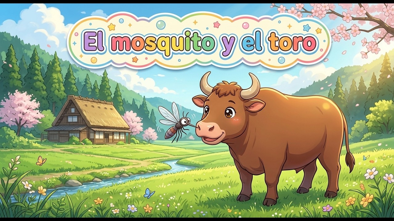 El mosquito y el toro - Cuentos infantiles
