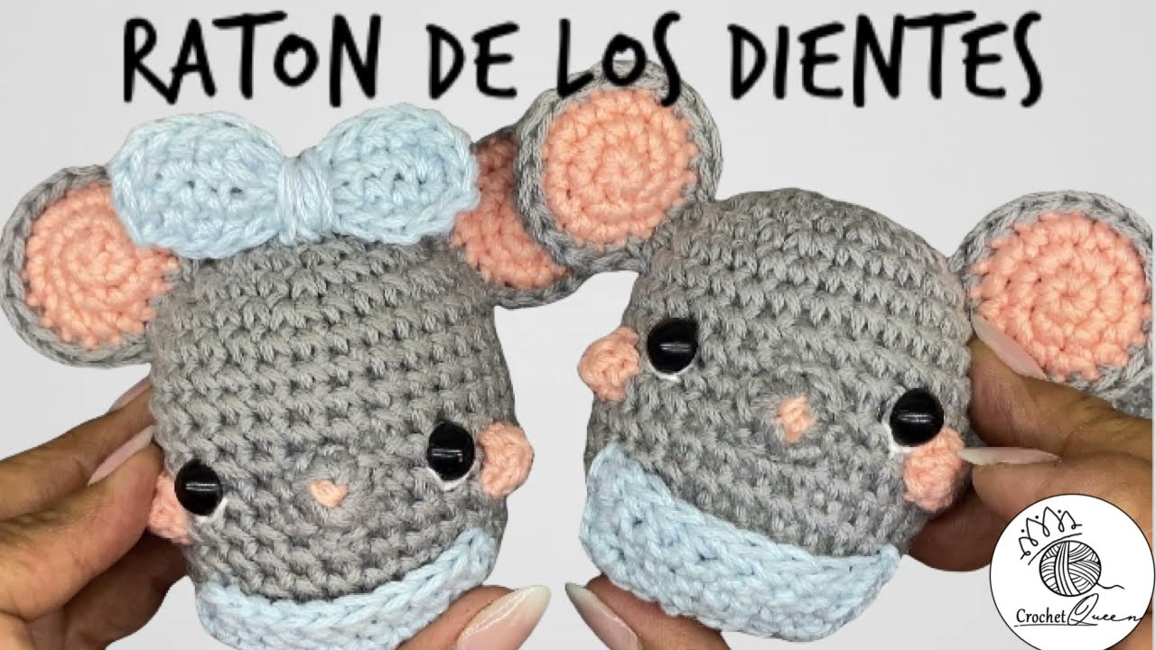 Ratón de los dientes  crochet paso a Paso
