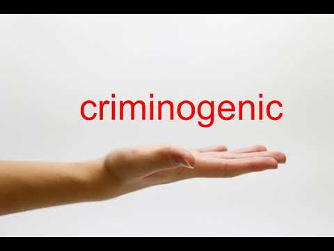 How to Pronounce criminogenic - American English