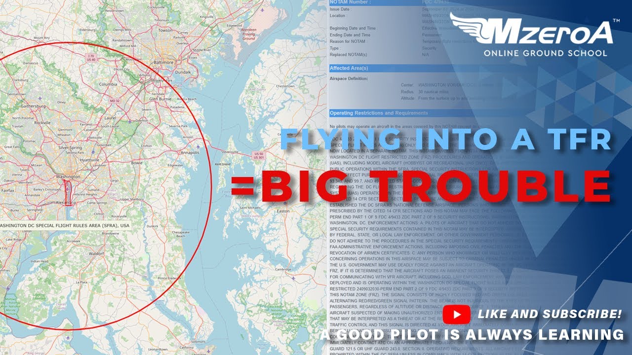 Flying Into A TFR=Big Trouble!