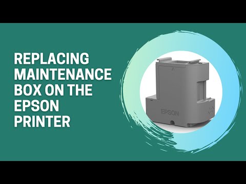 How to replace the maintenance box on Epson printer? | INKCHIP Solution