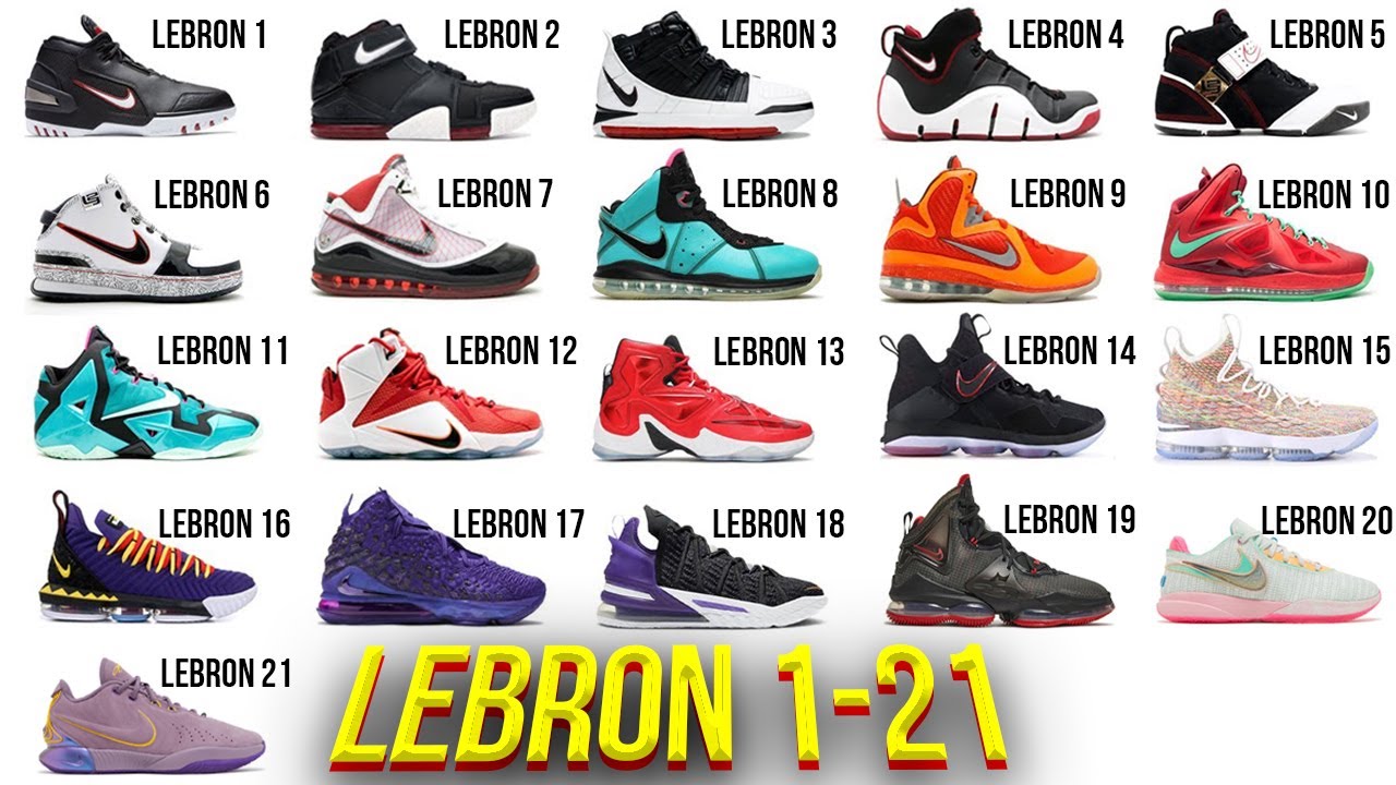 LEBRON 1-21 (Every Signature Nike Shoe)