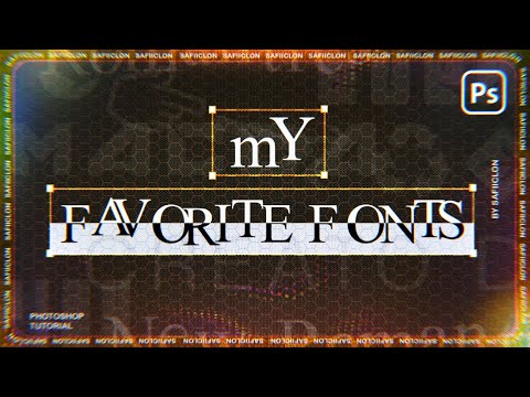 My Favorite Fonts For Poster Design