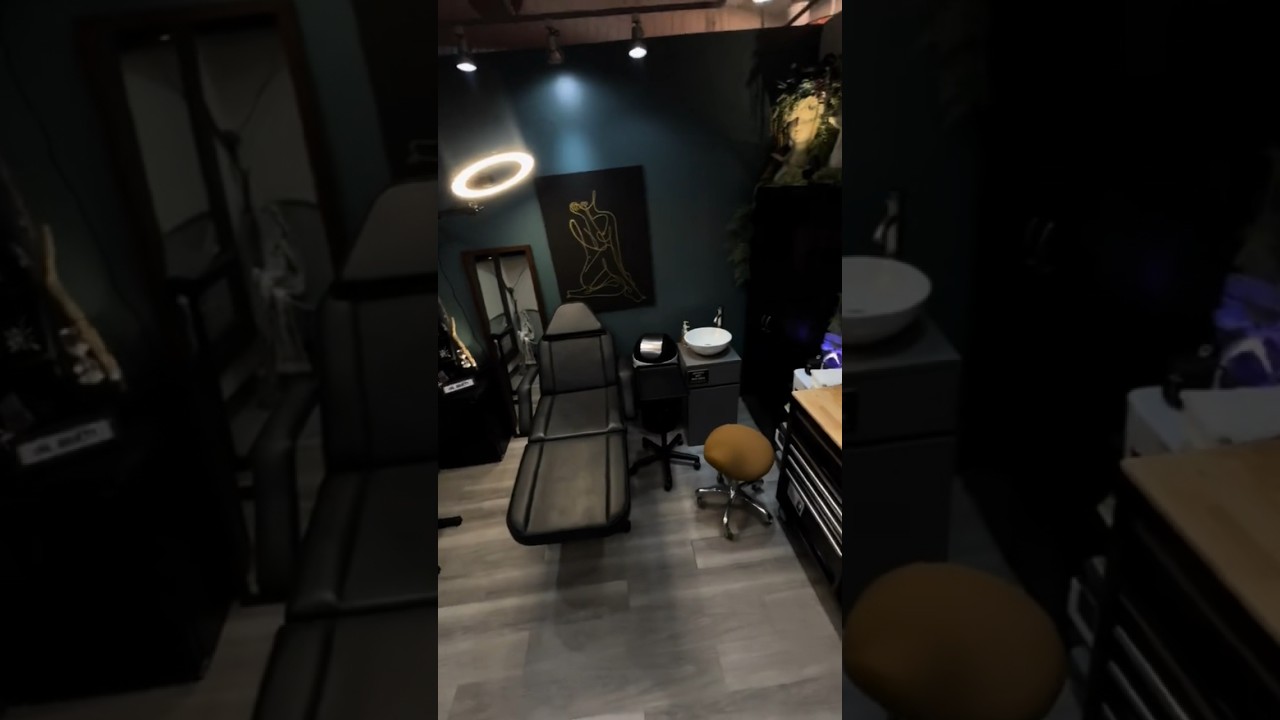 Tattoo studio tour - studio organization ! #studio
