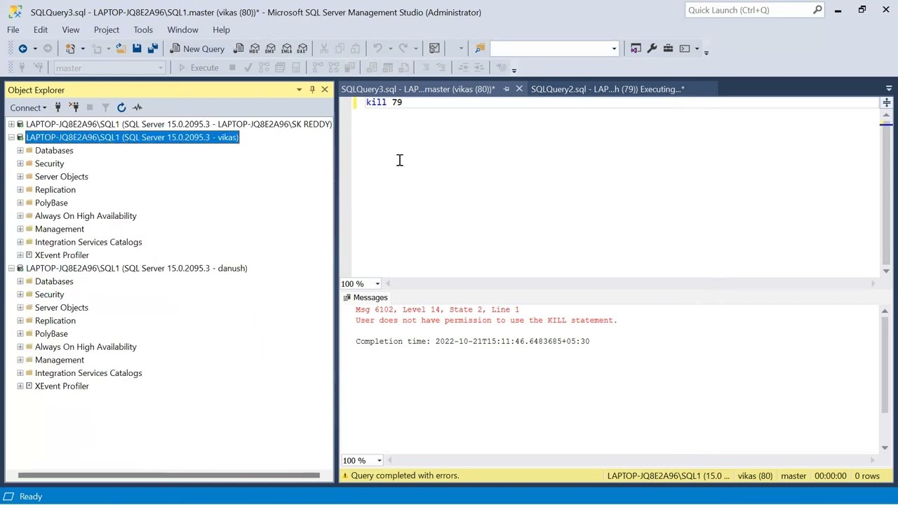 Process admin server role in SQL Server