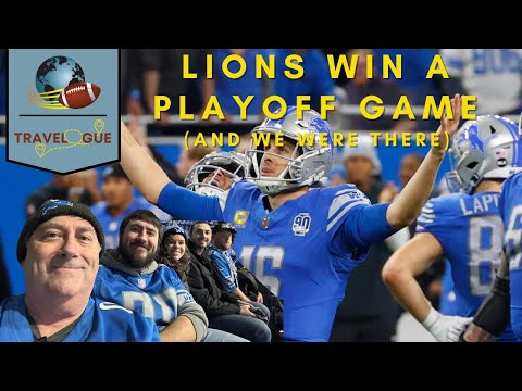 THE WORLD OF FOOTBALL GOES TO...A LIONS PLAYOFF GAME!!!