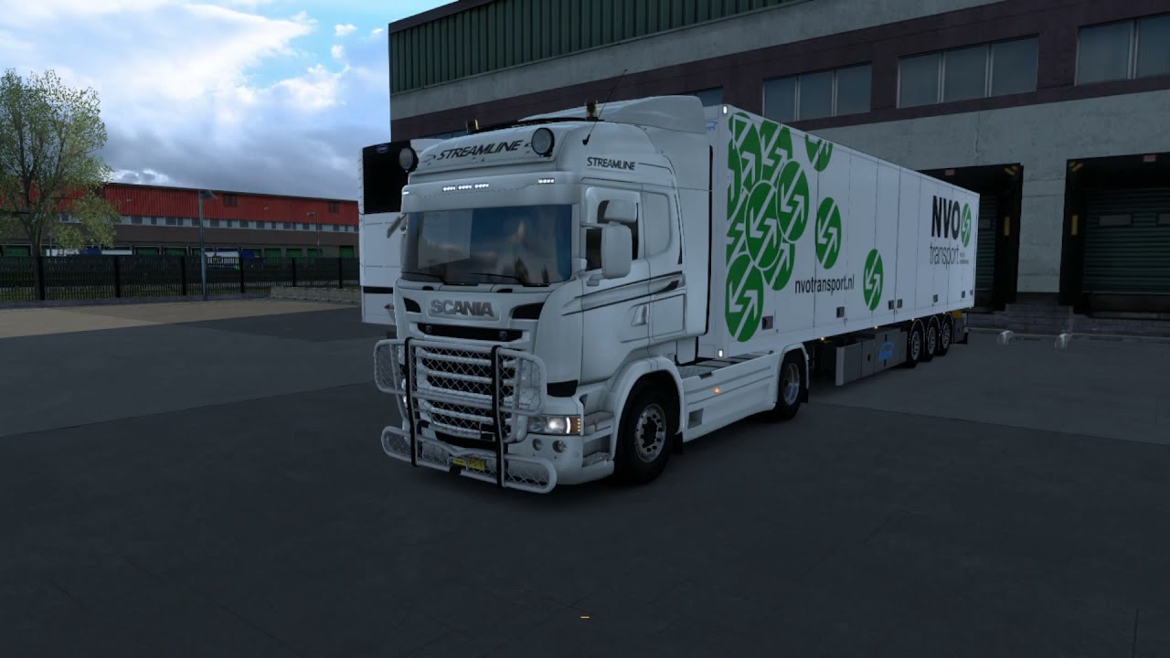Scania L6 & V8 Open pipe with FKM Garage exhaust system 4.0 - ETS 2
