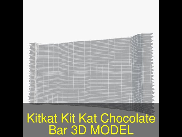 Kitkat Kit Kat Chocolate Bar 3D Model - FlatPyramid