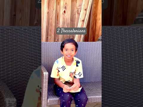 New Testament Books by a 7-Year-Old | So Adorable & Impressive 💛 #BibleForKids”