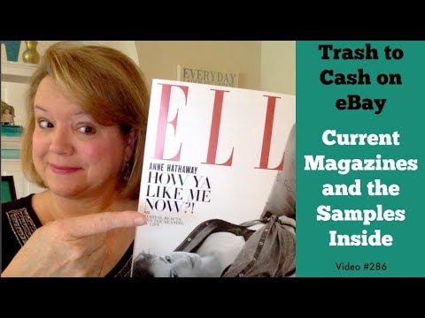 Trash to Cash on eBay: Selling Magazines and the Samples Inside