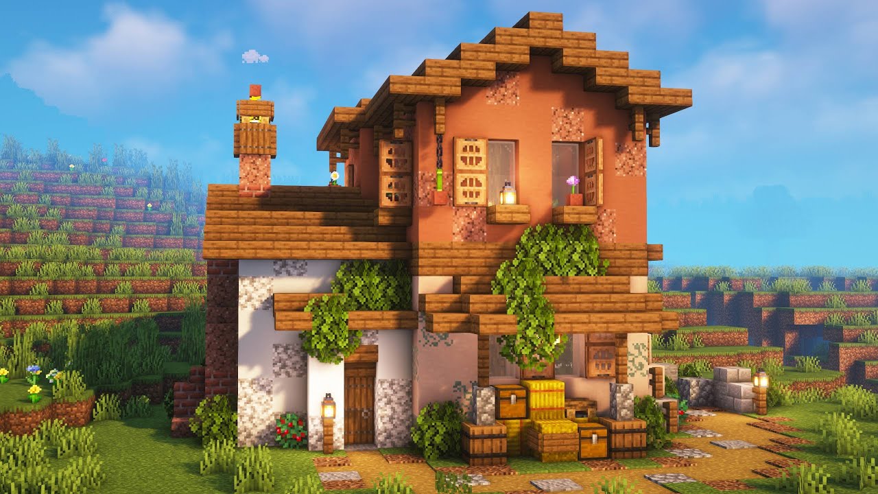 Minecraft | How to Build An Italian Style Survival House - Minecraft ...