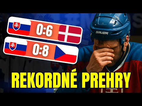 TOP 5 najvyšších prehier Slovenska na MS v hokeji