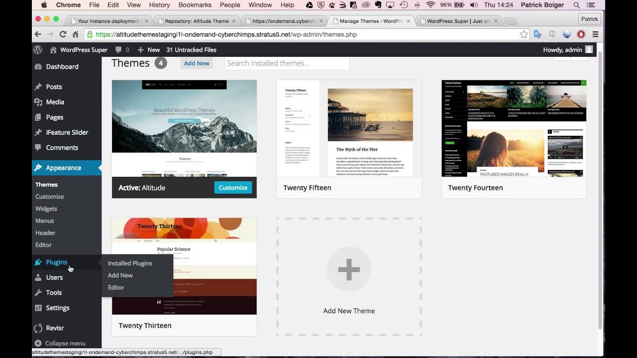 Template Provider Backend