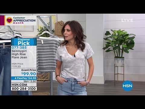 Skinnygirl HighRise Flare Jean