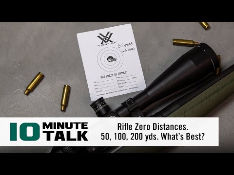 Vortex: What Distance To Zero Your Rifle?