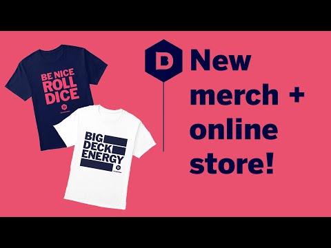 NEW Dicebreaker merchandise + online store OPEN NOW!