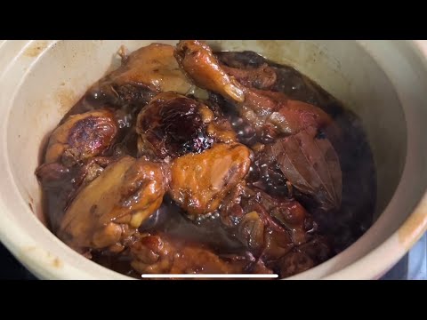 Chicken Adobo in Chinese black vinegar