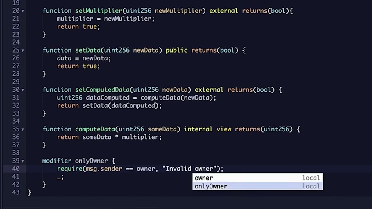 Advanced Functions in Solidity: Function Modifiers