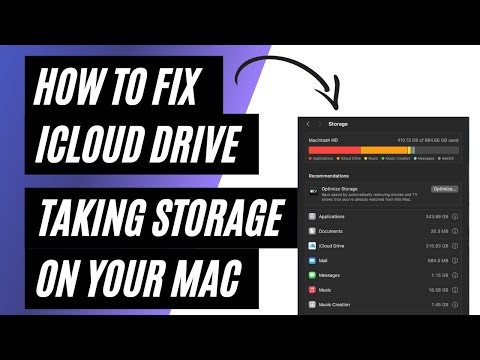 How To Fix iCloud Drive Taking Up Storage on a Mac