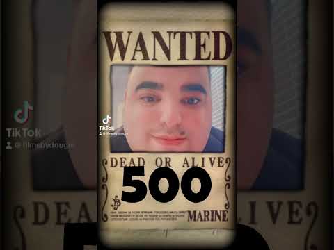 My Wanted Poster From One Piece, And My Reaction? #shorts #tiktok #onepiece #what #huh #animefan