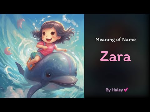 Meaning of girl name: Zara - Name History, Origin and Popularity
