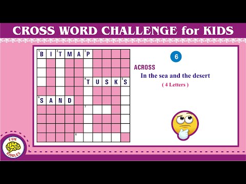 Kids Crossword Puzzles | GK Quiz for Kids | Part-058