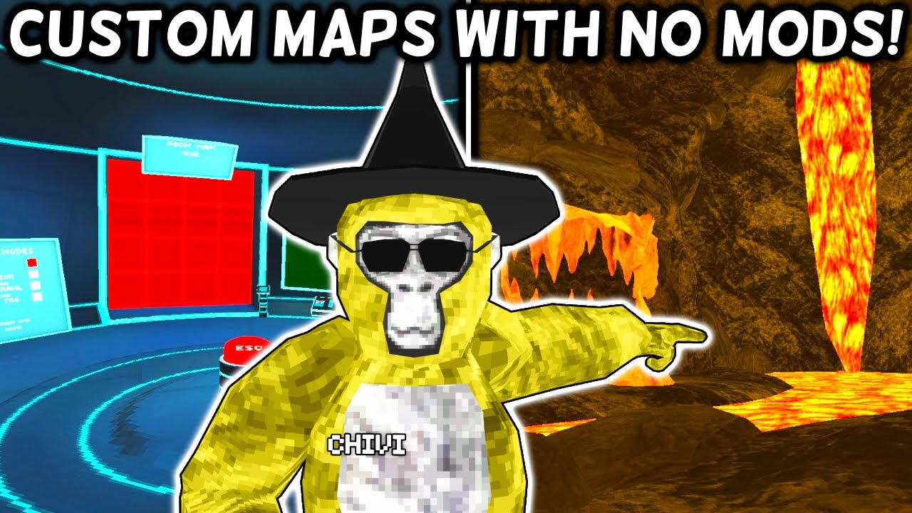 How to play & create CUSTOM MAPS in Gorilla Tag with NO MODS! (NEW Update!)