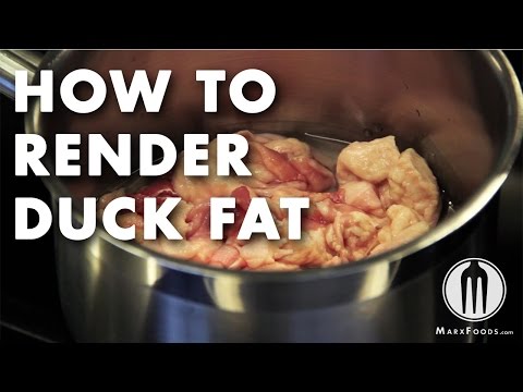 How to Render Duck Fat Technique Video