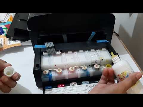 How to Refill ink in Epson L805 | Review