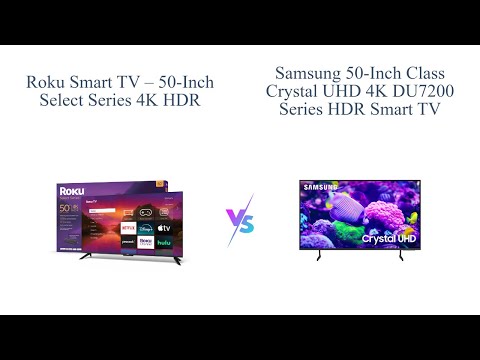 Roku Smart TV vs. Samsung Crystal UHD 4K TV π Which One Is Better?
