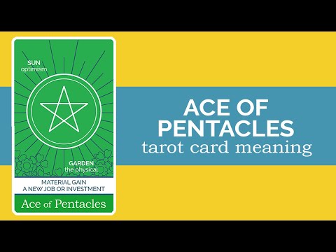 The Ace of Pentacles Tarot Card