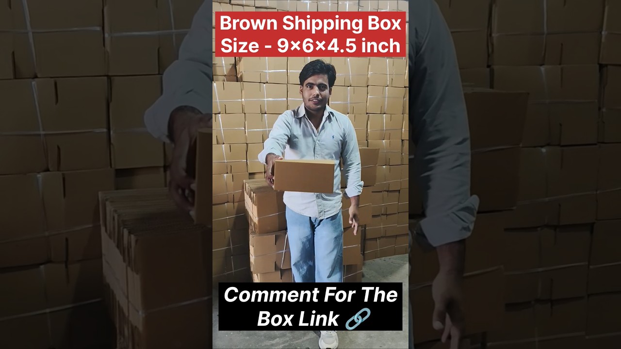 🔥 9x6x4.5 Inch Corrugated Box at Just ₹`14/pc?! | Unboxing Gurez Packaging | Festive Deals 2025 🎁