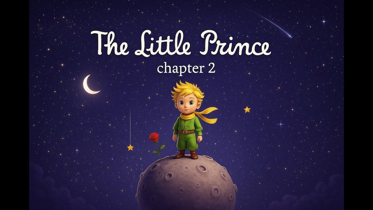 The Little Prince   Chapter 2 Easy English Audio book for Learning English A2 Level