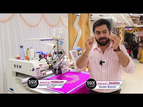 Computerized Embroidery Machine - Automatic Embroidery Machines Latest ...