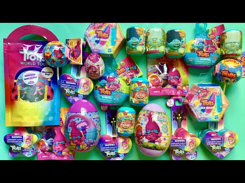 HUGE TROLLS SURPRISE TOYS 🐶 Unboxing Mystery Boxes Blind Bags Satisfying ASMR Collection