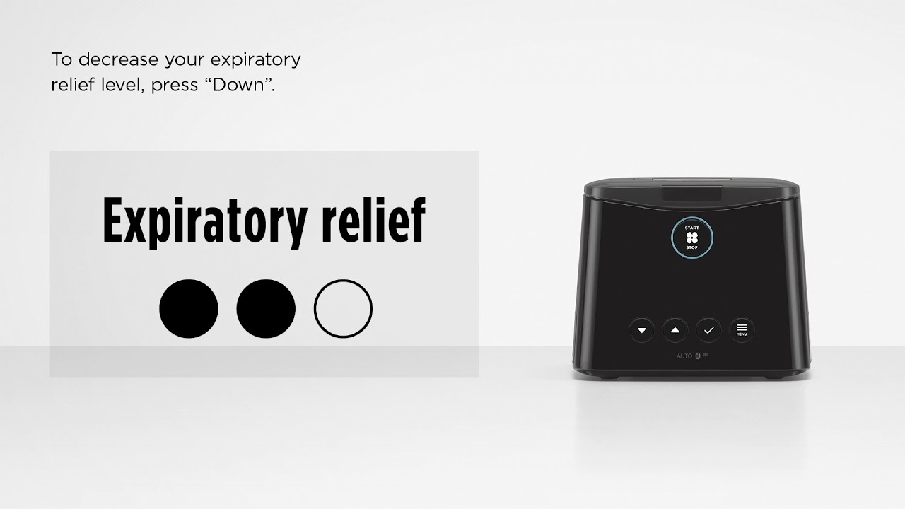 How-to change the expiratory relief comfort setting on your F&P SleepStyle machine - AU