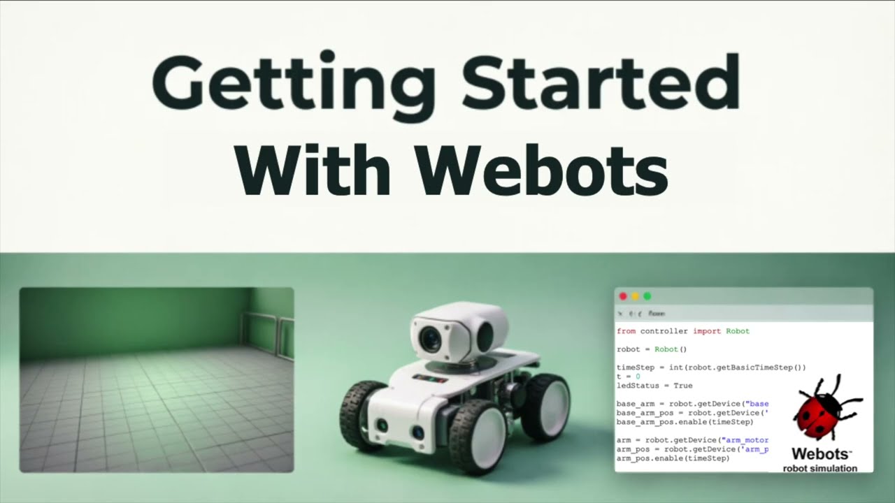 How to install and run your first simulation | Webots Beginner Tutorial