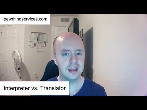 The Difference Between an Interpreter and a Translator