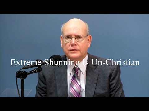 Extreme Shunning Is Un-Christian – Preach From The Housetops