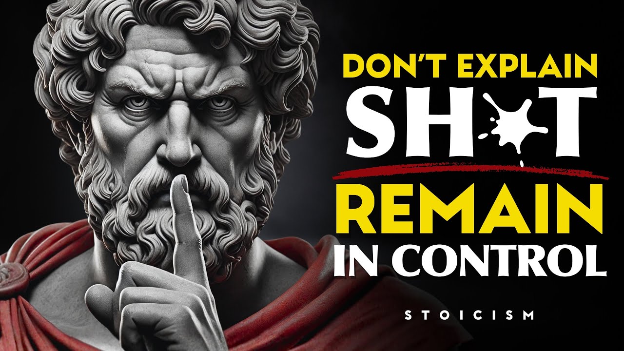 When You Stop Explaining Yourself, Everything Shifts | STOICISM