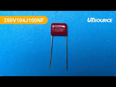 CBB CL CL21X CL21 250V104J100NF 0 1UF P=8MM ±5% electronic component