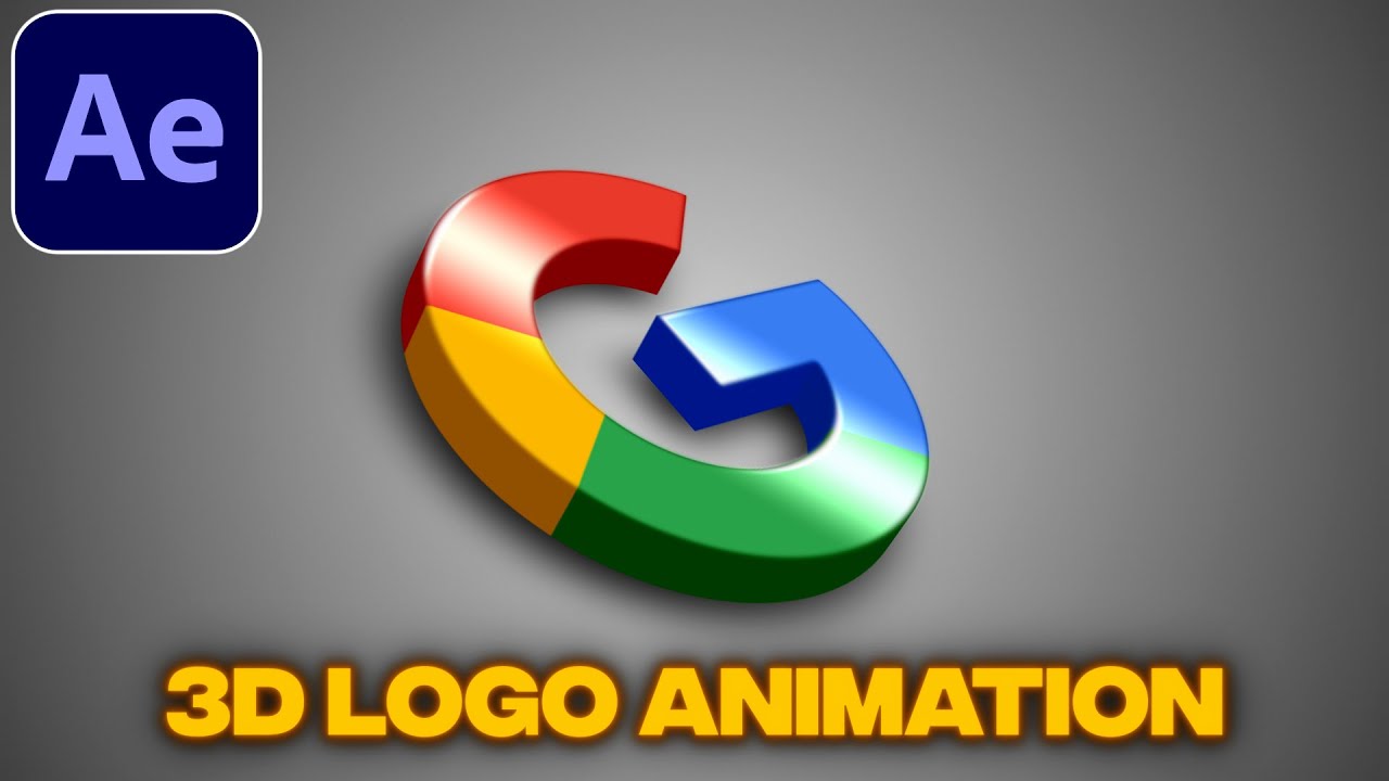 3D Logo Animation Tutorial in After Effects | No Plugins | 3D Intro Tutorial 2026