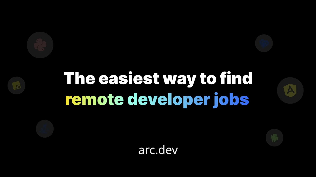 Arc 2.0 - The Easiest Way to Find Remote Developer Jobs | Arc.dev
